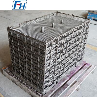 China Austenitic Heat Resistant Steel Heat Treatment Baskets For Localized Treatment Of Small Parts for sale