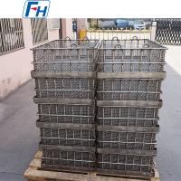 China Austenitic Chromium Nickel Stainless Steel Welding Heat Treatment Basket For Box Furnaces for sale
