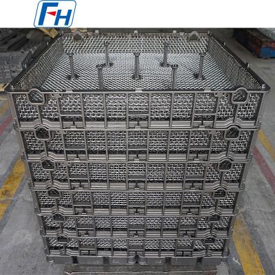 China Cr19Ni39 Alloy 1.4849 Heat Treatment Baskets For Box Furnaces for sale