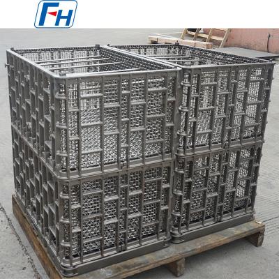 China Vacuum Furnace Uses Heat Treatment Baskets And Frames 2.4879 Material for sale