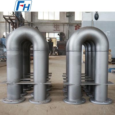 China Waste Heat Recovery Type SCH24 U Shaped Gas Radiant Tubes Industrial Furnace Heating Tube for sale