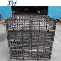 China 1.4848 Stackable Roller Hearth Furnace Basket Heat Treatment Batch Conveyance Fixture for sale