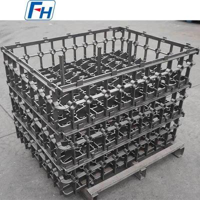 China Cr25Ni20 Heat Resistant Steel Heat Treat Basket For Use In Vacuum Furnaces for sale