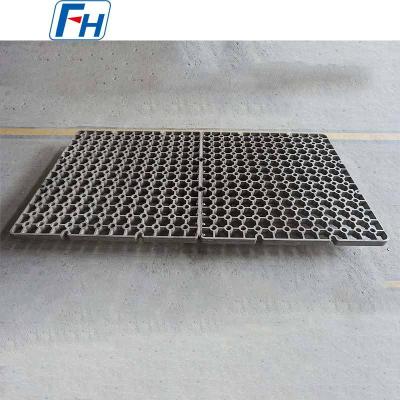 China CrMnN Heat Treatment Trays Are Used in 1-ton Continuous Roller Furnaces Bottom Tray for sale