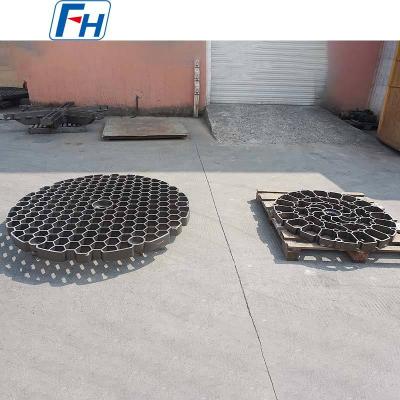China Bottom Charging Trays for Pit Furnace Heavy-duty Base Tray for Vertical Heat Treatment for sale