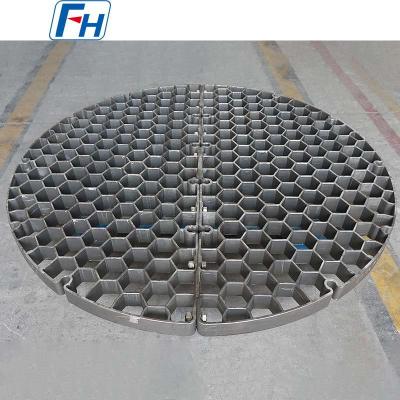 China HK 1.4848 Pit Furnace Bottom Trays φ1900x80mm for sale