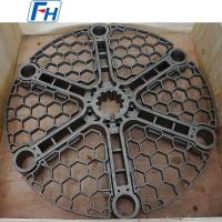 China Prevent Furnace Bottom Collapse Reinforced 2.4879 Pit Furnace Base Tray For Extreme Conditions for sale