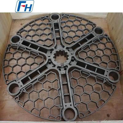 China Prevent Furnace Bottom Collapse Reinforced 2.4879 Pit Furnace Base Tray For Extreme Conditions for sale