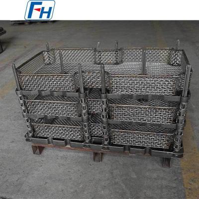 China 1.4848 High-temperature Resistant Three-layer Tray-type Multi-purpose Furnace Heat Treatment Fixtures for sale