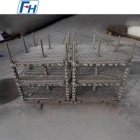 China Steel Pallet with Tray-mesh Basket Heat Treatment Fixtures for Annealing & Tempering for sale