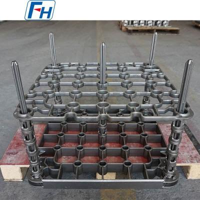 China 1.4848 Oil-Cooled Tray-type Heat Treatment Fixture Suitable for Box-Type Furnaces CFC Fixtures for sale