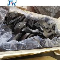 China Concrete Mixer Wear Blades (Arc Type Multi-Hole) | FH® Ni Hard Cast Iron Wear Parts for sale