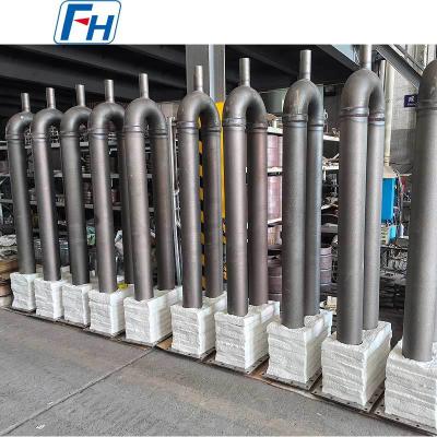 China HU U-Shaped Radiant Tube – Ø152.4 × Ø142.8 × 2154.24 mm for sale