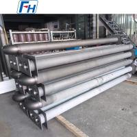 China HU U-Shaped Radiant Tube – Ø152.4 × Ø142.8 × 2154.24 mm for sale
