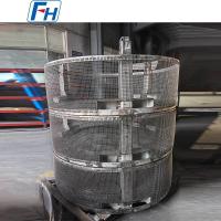 China Alloy 600 Mesh Basket for Nitriding Furnace | Ø1555 × 475 mm for sale
