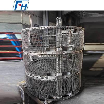 China Alloy 600 Mesh Basket for Nitriding Furnace | Ø1555 × 475 mm for sale