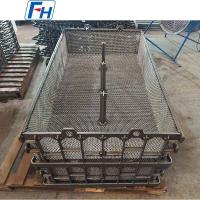 China 1.4849 Stackable Heat Treatment Basket | 1170 × 618 × 265 mm for sale