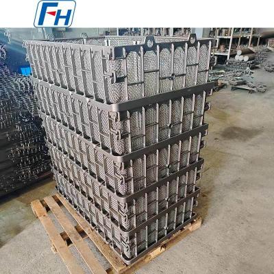 China 1.4849 Stackable Heat Treatment Basket | 1170 × 618 × 265 mm for sale