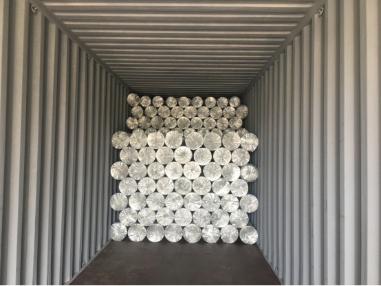 WELDED WIRE MESH LOADING TO CONTAINER WELDED WIRE MESH LOADING TO CONTAINER