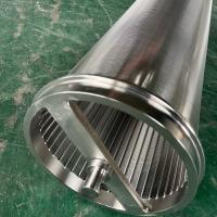 China Flat Filter Stainless Steel Wedge Wire Mesh For Vibrating Sieve Rectangle Hole for sale