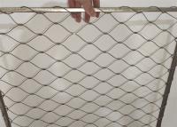 China Customizable Stainless Steel Rope Mesh SS316 1.5mm For Building Protection for sale