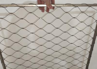China Customizable Stainless Steel Rope Mesh SS316 1.5mm For Building Protection for sale