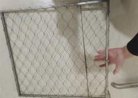 China Customizable Stainless Steel Rope Mesh SS316 1.5mm For Building Protection for sale