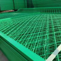 China Square Hole Welded Wire Mesh Panels Galvanized And Pvc Coated For Protection for sale
