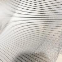 China V Shaped Open Wire Stainless Steel Wedge Wire Mesh 6 M Length for sale