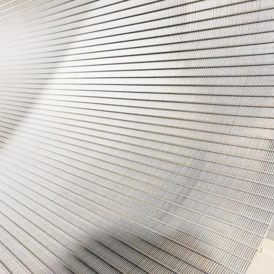 China V Shaped Open Wire Stainless Steel Wedge Wire Mesh 6 M Length for sale