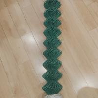 China PVC Coated Cyclone Diamond Chain Link Mesh Fabric 5m - 50m For Fence for sale