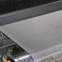 China 316 Plain Weave Stainless Steel Wire Mesh Cloth Filter 0.025mm-3mm Wire Dia for sale