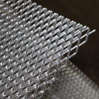 China Aluminum Expanded Stretched Metal Mesh Diamond Shape Anodized Powder Coating Surface Treatment for sale