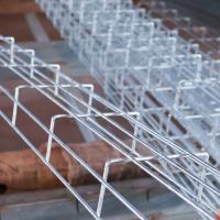 China Weld Q235 Steel Wire Mesh Basket Cable Tray 3000mm Length Mesh Wire Cable Tray for sale