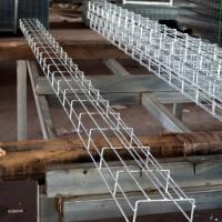 China Weld Q235 Steel Wire Mesh Basket Cable Tray 3000mm Length Mesh Wire Cable Tray for sale