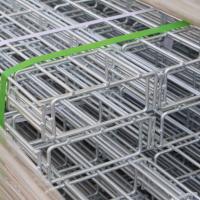 China Weld Q235 Steel Wire Mesh Basket Cable Tray 3000mm Length Mesh Wire Cable Tray for sale