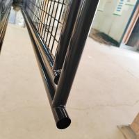 China Low Carbon Black Welded Wire Fence PVC Coated 1m - 3m Length for sale