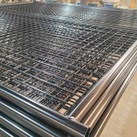 China Low Carbon Black Welded Wire Fence PVC Coated 1m - 3m Length for sale
