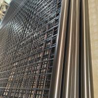 China Low Carbon Black Welded Wire Fence PVC Coated 1m - 3m Length for sale