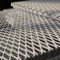 China Facade Cladding PVDF Expanded Aluminum Mesh For Curtain Wall for sale