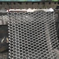 China Facade Cladding PVDF Expanded Aluminum Mesh For Curtain Wall for sale