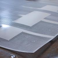 China Galvanized Round Hole Perforated Metal Plates Wind Proof Dust Screen for sale
