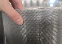 China Customizable Silver Gray Fine 304 Stainless Steel Wire Mesh for sale