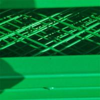 China Customizable 316 Welded Mesh Fencing Plastic Sprayed Blue Green For Protection for sale