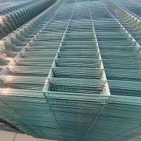 China Customizable 316 Welded Mesh Fencing Plastic Sprayed Blue Green For Protection for sale