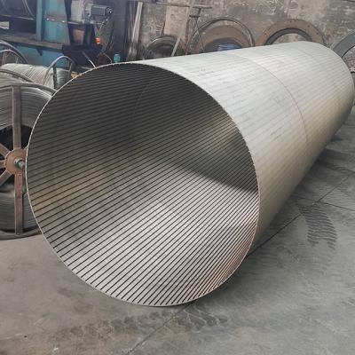 China 304 Stainless Steel Wedge Wire Screen For Filtration Wedge Wire Filter Screen Pickling for sale
