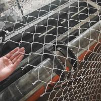 China Galvanized Wire 304 316 PVC Coated Chain Link Mesh For Protection for sale