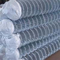 China 50*50mm Cyclone Wire Chain Link Mesh Fabric Per Roll 1ft-10ft Height for sale
