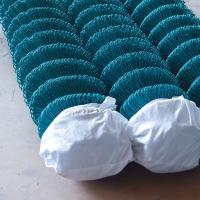China Green Plastic Coated Chain Link Fencing Hot Dipped Diamond Wire Mesh  Anti corrosion and anti rust for sale