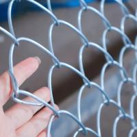 China Green Plastic Coated Chain Link Fencing Hot Dipped Diamond Wire Mesh  Anti corrosion and anti rust for sale